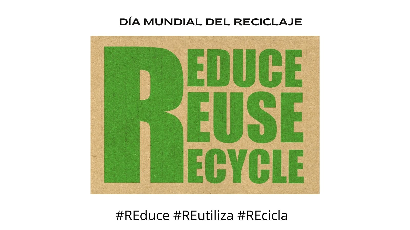 REduce, REutiliza, REcicla: la regla de las tres erres - ALTERTEC ...